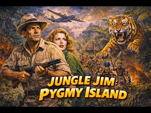 JUNGLE JIM: PYGMY ISLAND (1950) w/ Johnny Weissmuller | 𝙁𝙪𝙡𝙡 𝙈𝙤𝙫𝙞𝙚 🎥 𝙃𝘿