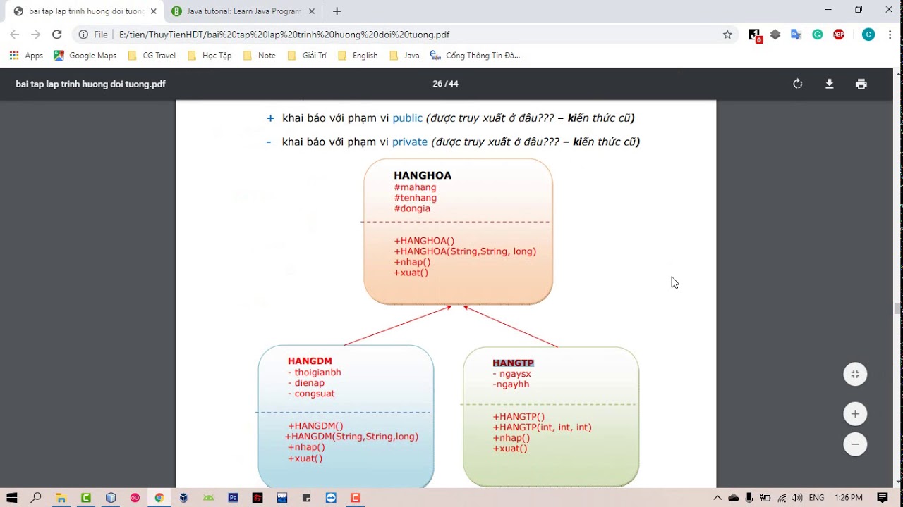 Giải Bài Tập Mảng Nhiều Object Trong Java - Môn Lập Trình Hướng Đối ...