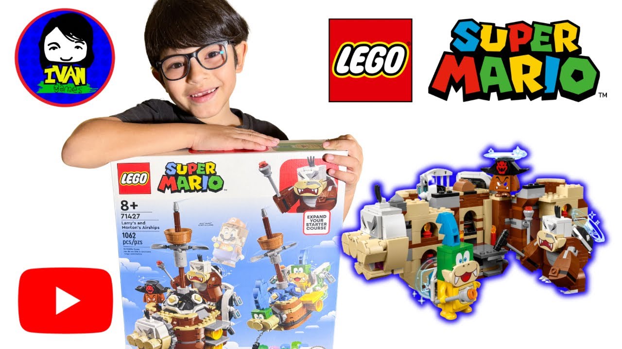 LEGO Super Mario | Larry’s and Morton’s AirShips 71427 | Unboxing ...
