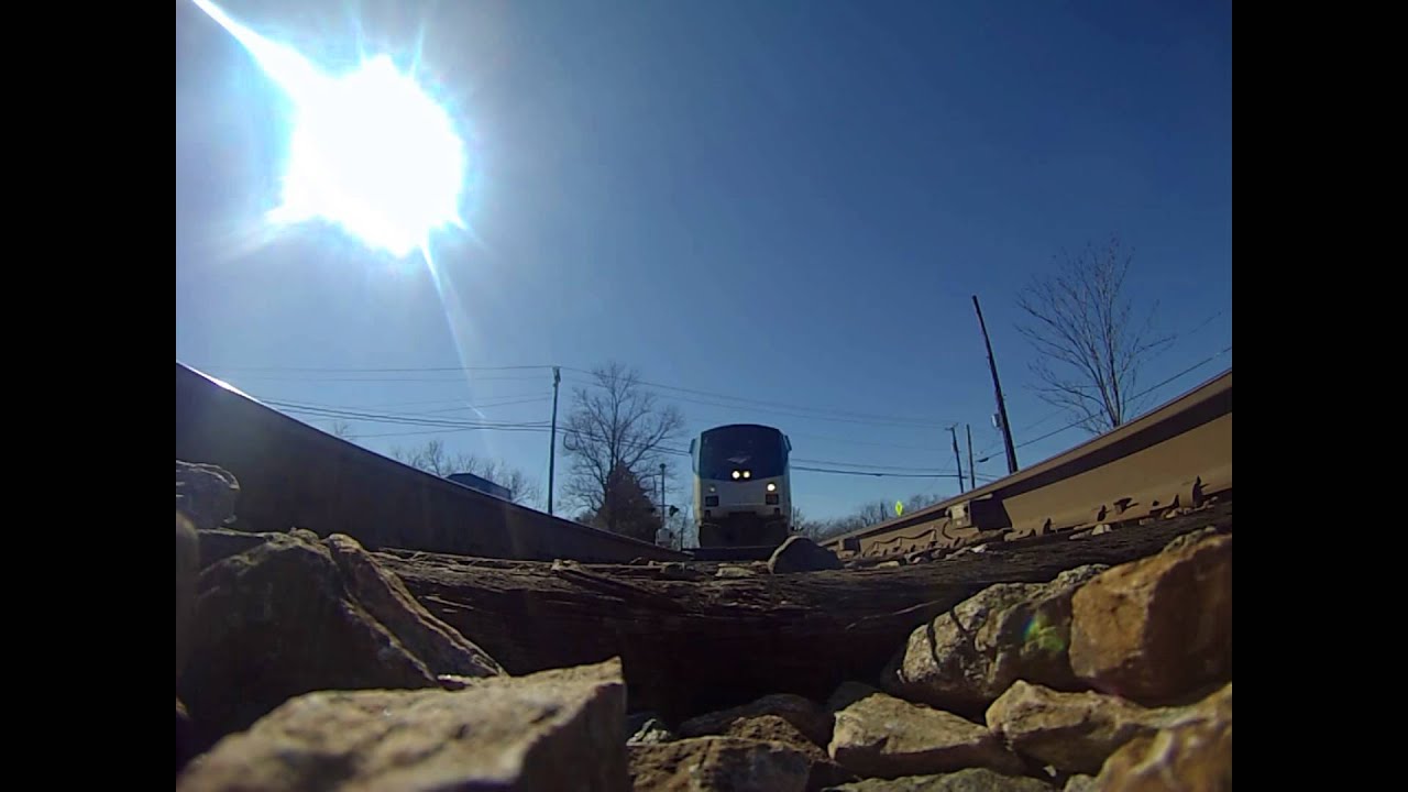 GoPro Under TRAIN!!!! - Nokesville, VA - YouTube