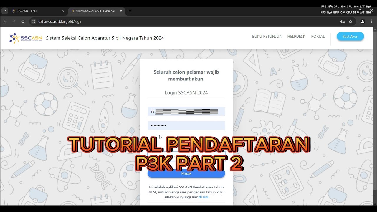 PART 2 TUTORIAL PENDAFTARAN P3K - YouTube
