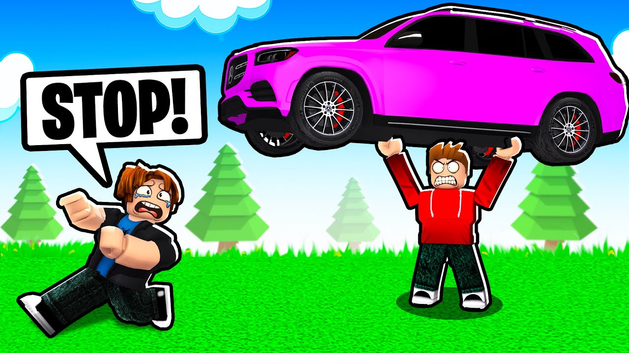 ROBLOX CHOP THROWS HUGE OBJECTS IN THROW STUFF - YouTube