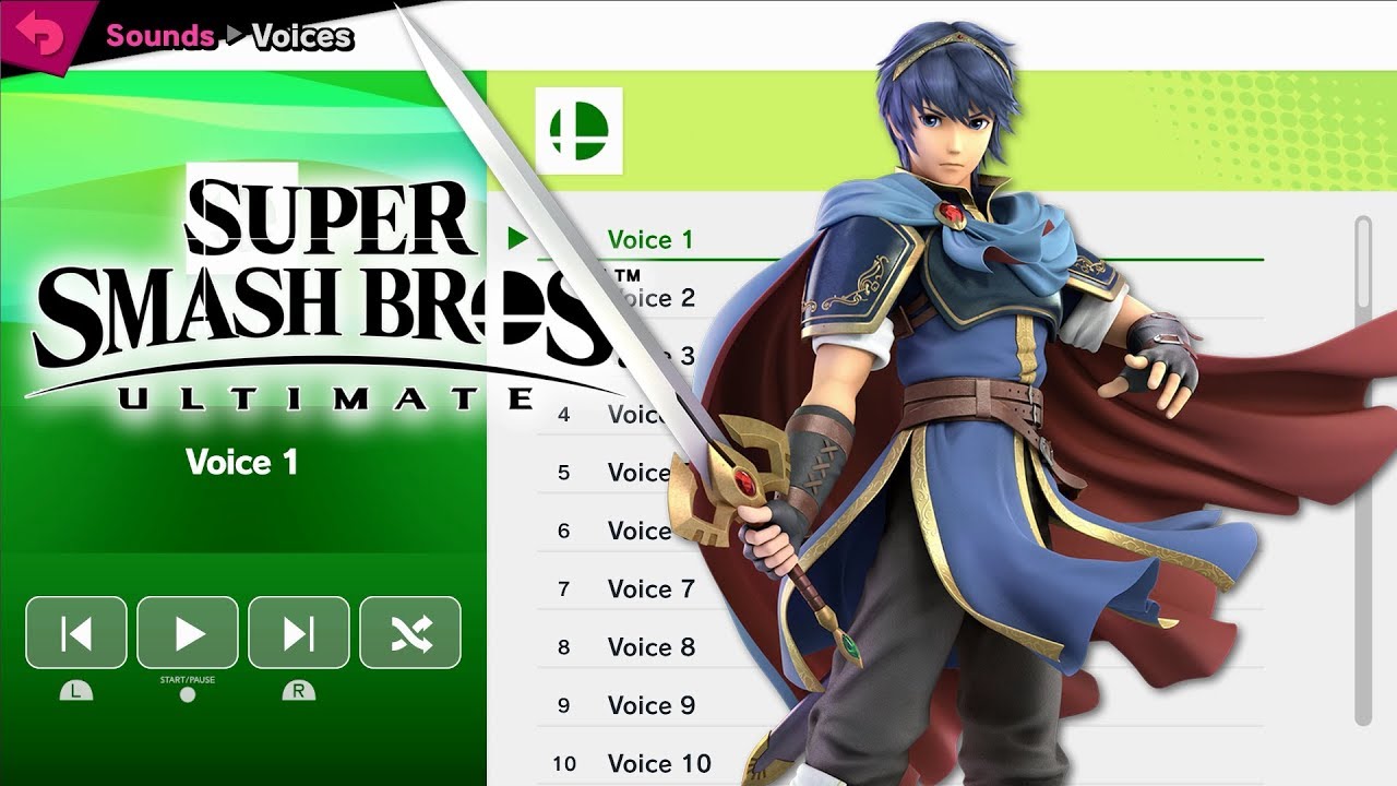 Marth Voices - Super Smash Bros Ultimate - YouTube