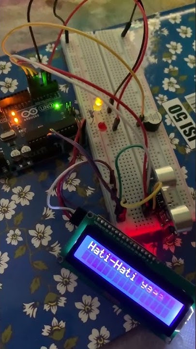 Sensor Parkir menggunakan Arduino ,Sensor ,LED, dan Buzzer - YouTube