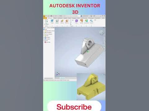Autodesk Inventor 3d modeling Tutorial #autodeskinventortutorial #autodesk #inventor - YouTube