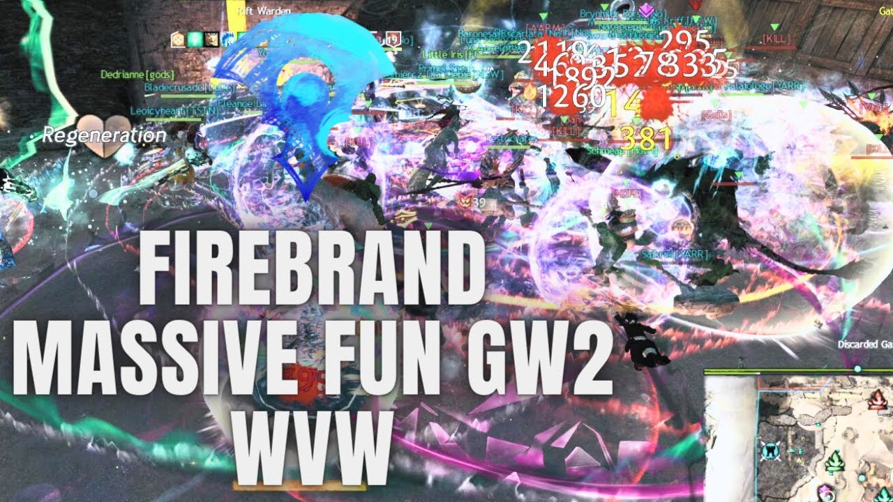 Firebrand Massive FUN GW2 Rank Leveling WvW 2024 - YouTube