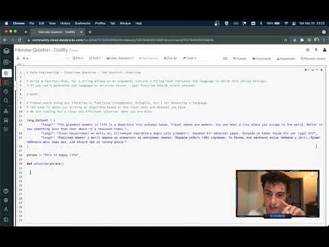 PYTHON CODILITY MULAKAT SORUSU COZMECE - YouTube
