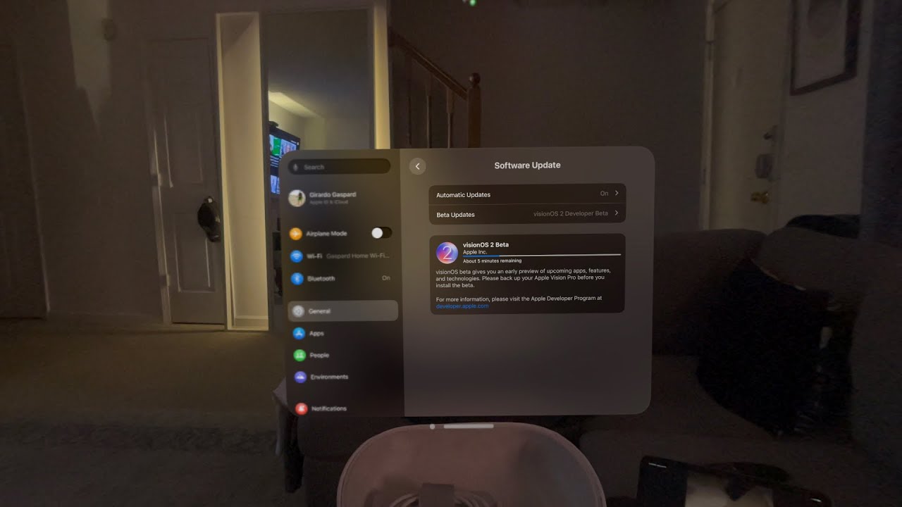 Vision OS 2.0 Beta 1: First Look on Apple Vision Pro! - YouTube