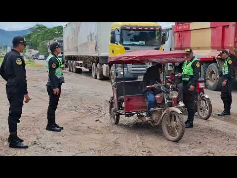 Realizan operativo de control de transporte en la Fernando Belaúnde Terry