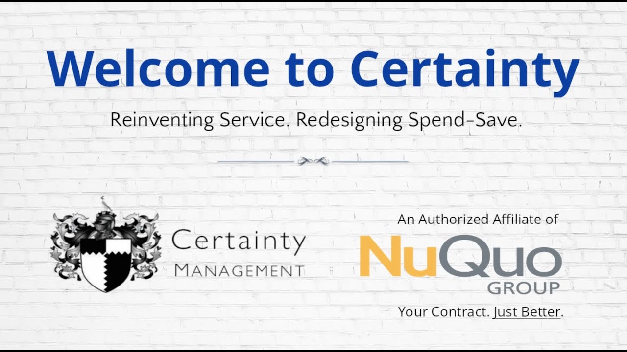Welcome to Certainty Management Introduction - YouTube
