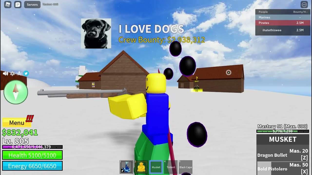 Musket showcase blox fruits - YouTube