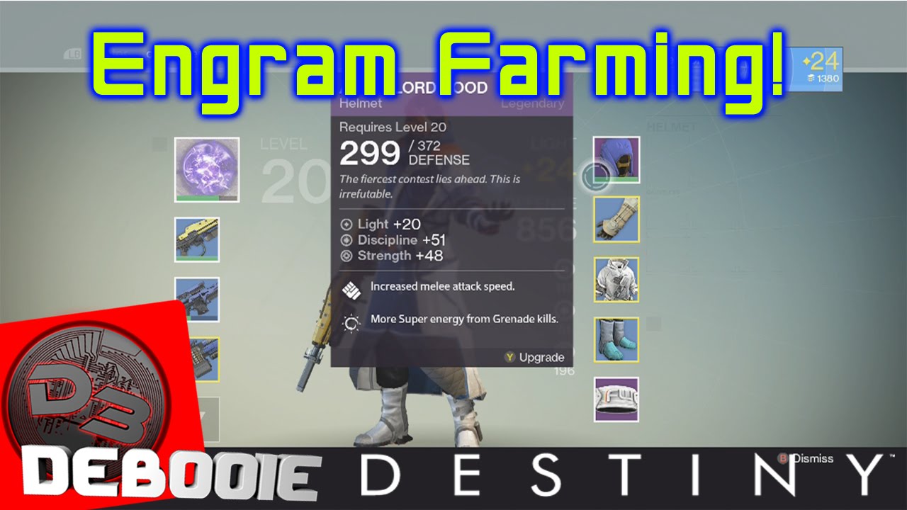 Destiny - How to Farm Rare & Legendary Items (Engrams) STILL WORKS ...