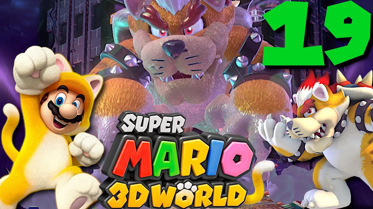 Super Mario 3D World Folge: #19 ⭐ Das große Finale mit Meowser ! # ...