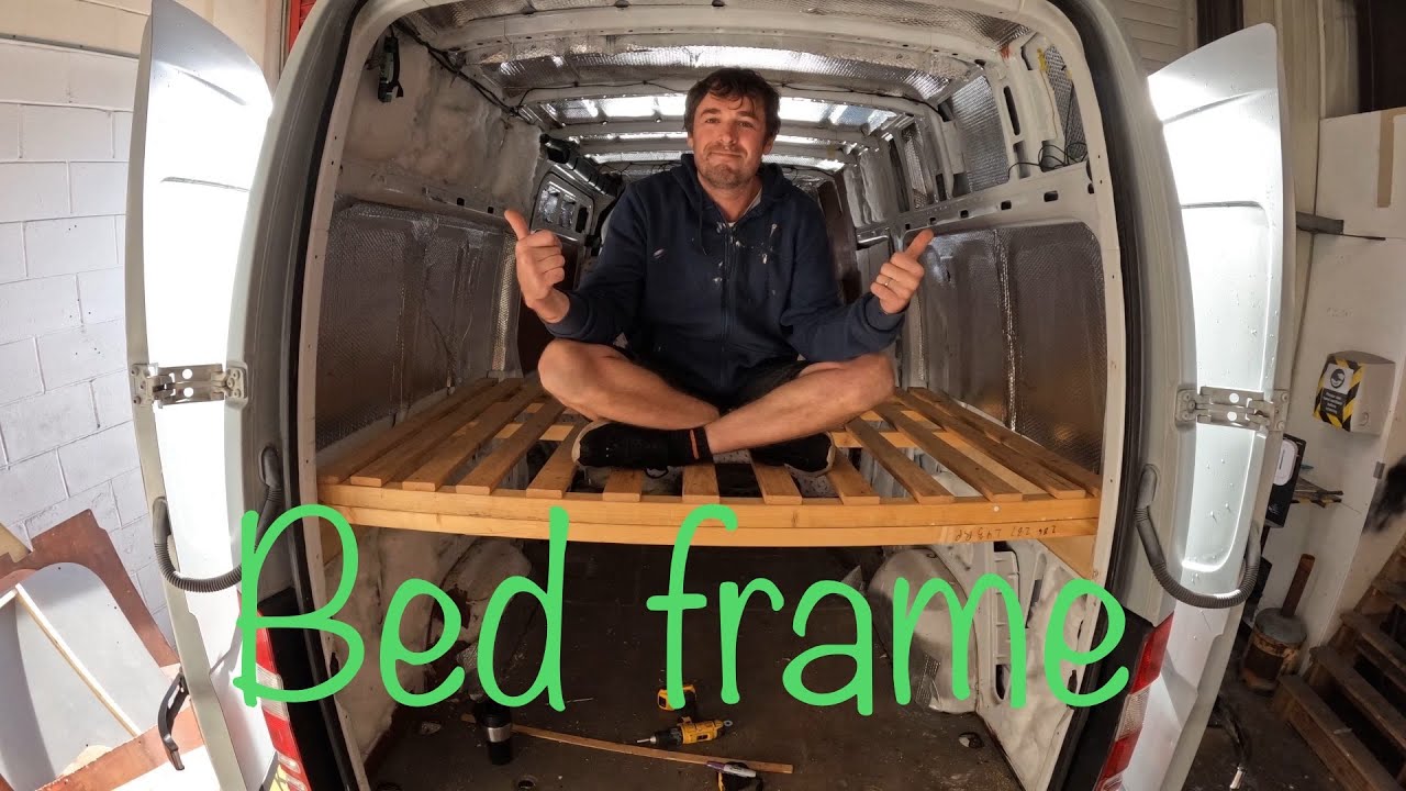 Mercedes Sprinter Van Part 4, Bed Frame - YouTube