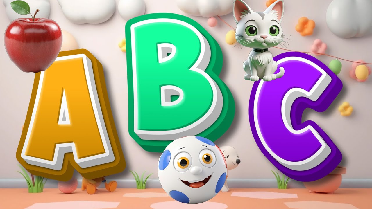 A for Apple | A B C Fun Alphabet Song for Kids | Learn ABC with Music ...