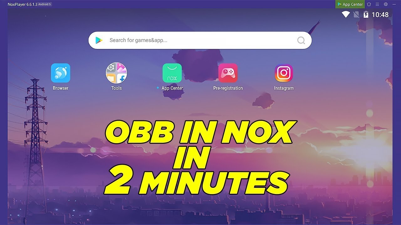 How To Install Obb File Game Data In Nox Player 2020 - YouTube
