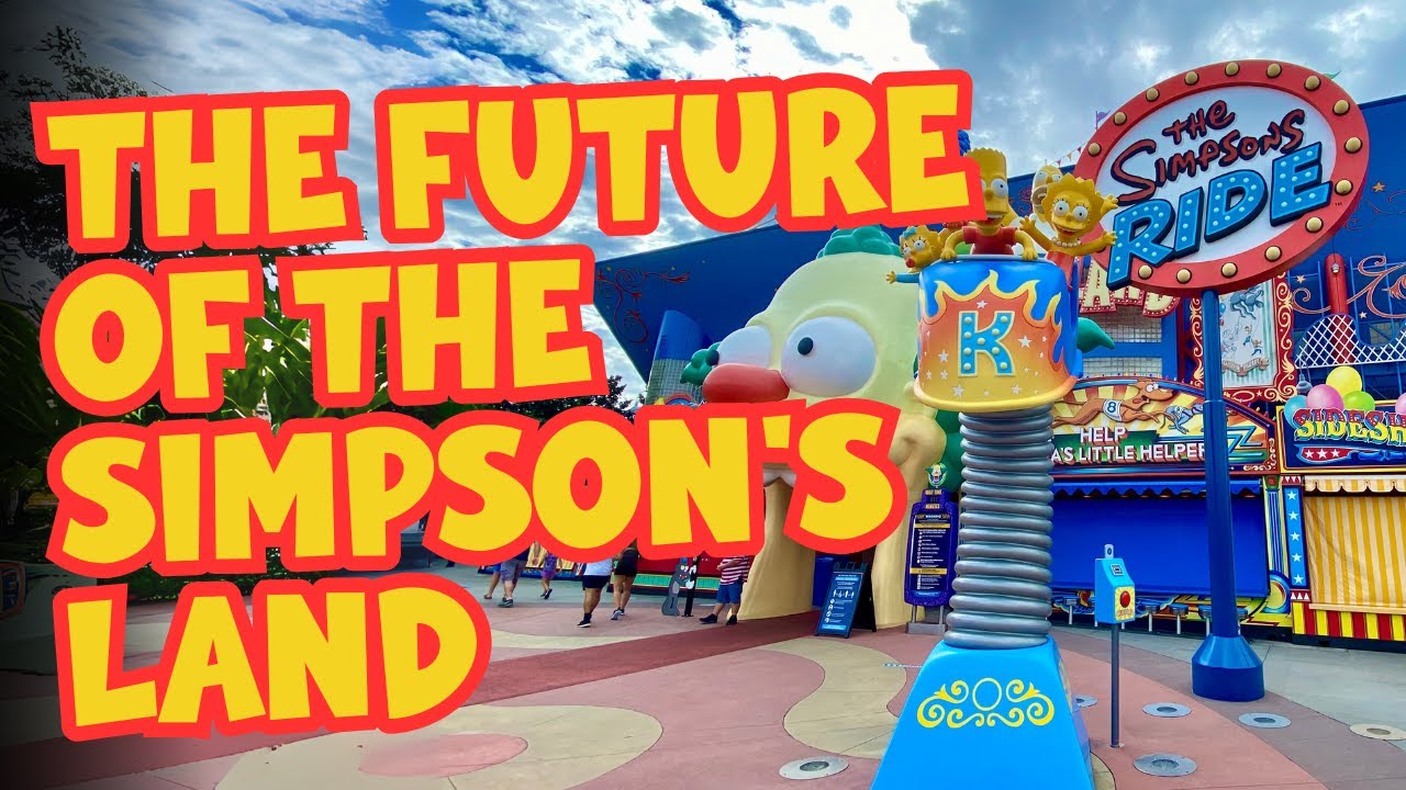 The Future of Simpsons Land at Universal | Pokémon or a New IP? - YouTube