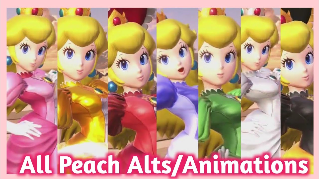️All Peach Victory animations/Alts ️ - YouTube
