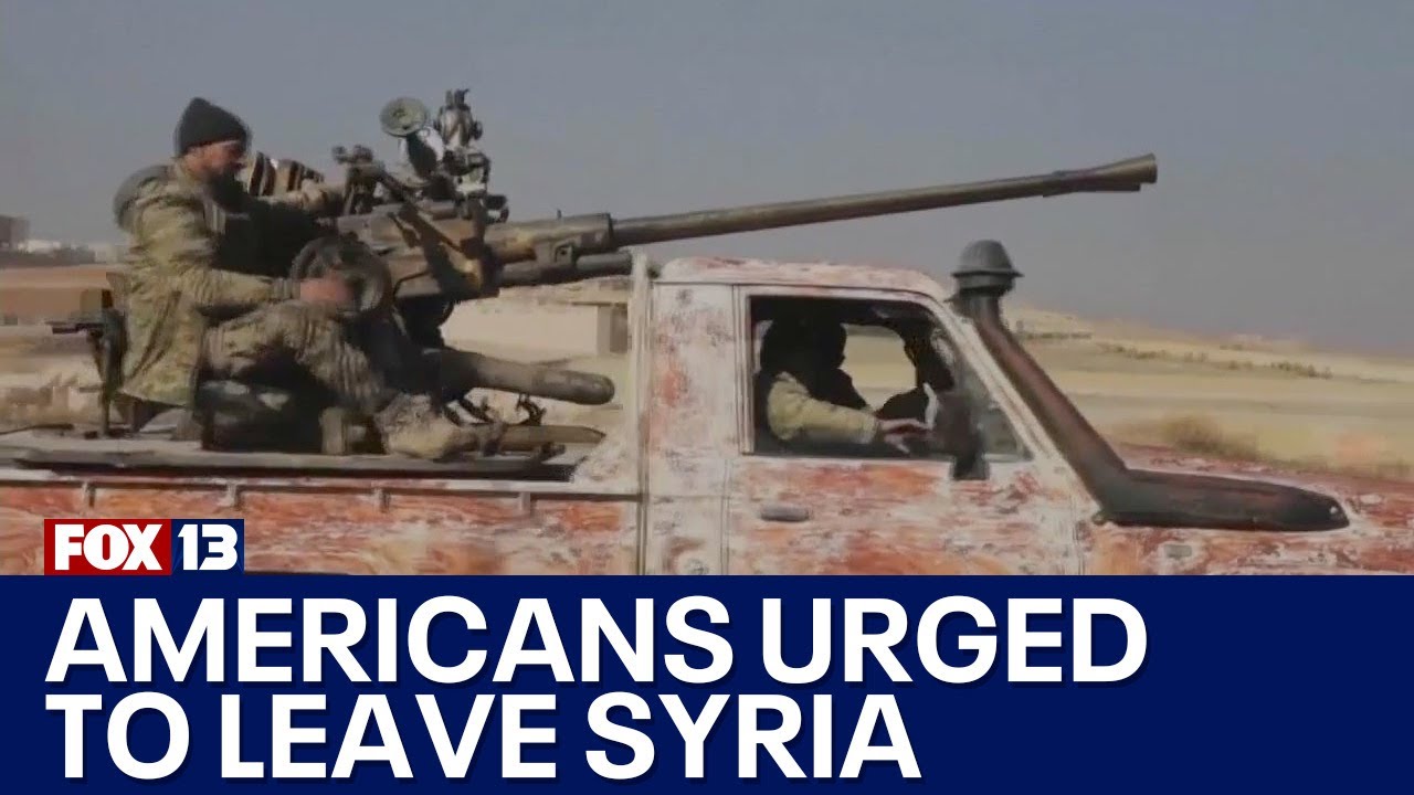 State Dept. urges Americans to leave Syria | FOX 13 Seattle - YouTube