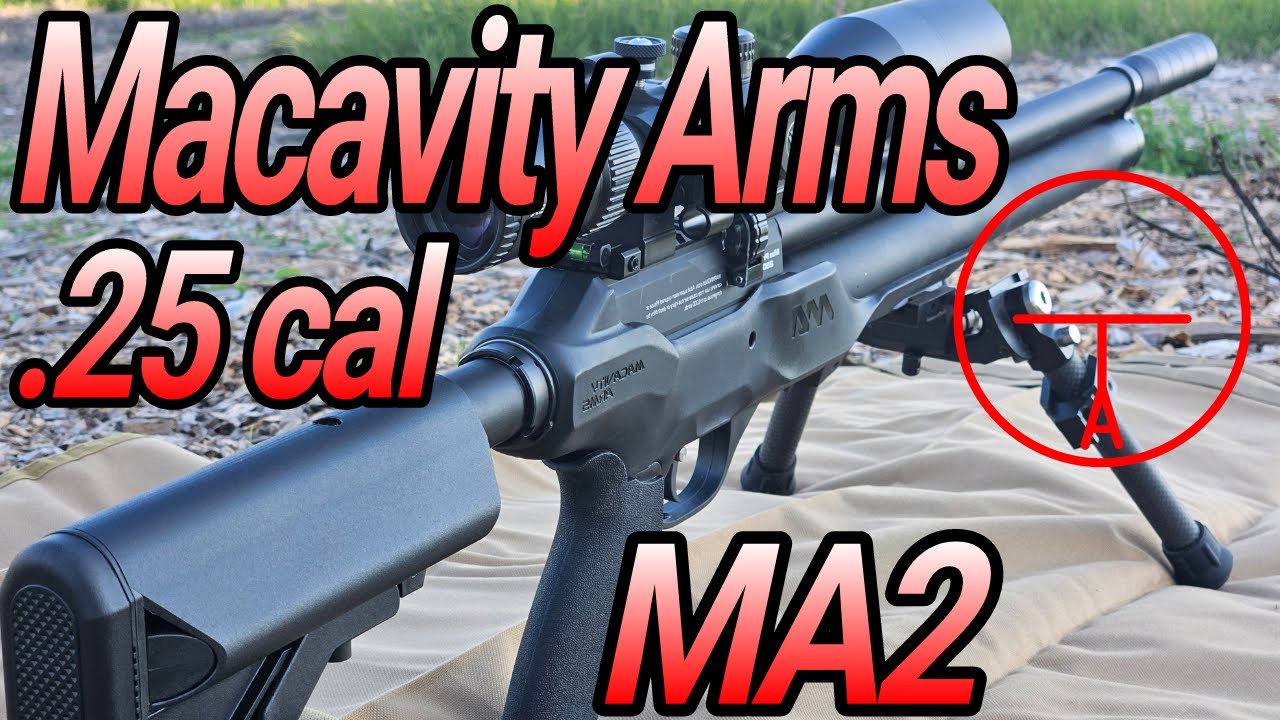 Macavity Arms - MA2 - .25 cal. initial review and test - YouTube