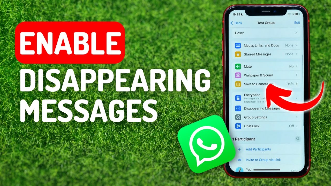 How to Enable Disappearing Messages on Whatsapp - Full Guide - YouTube
