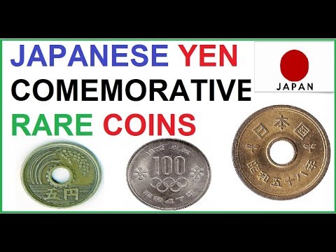JAPANESE YEN COMEMORATIVE RARE COINS - YouTube