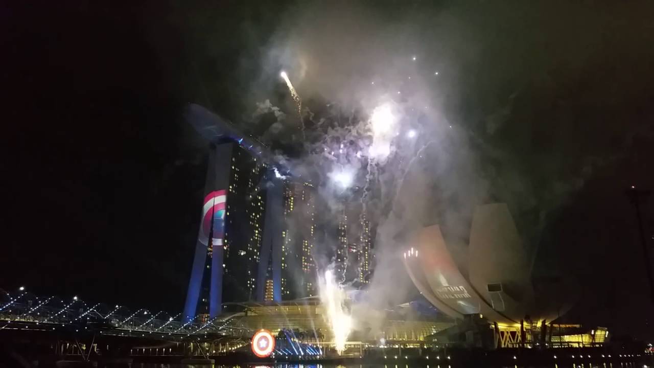 Singapore firework Captain America - YouTube