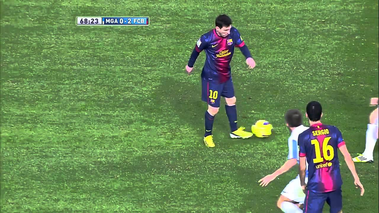 Rondo del FC Barcelona al Málaga (13/1/2013) - YouTube