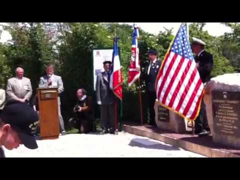 Floral Memorial Timmes Orchard battle scene - YouTube