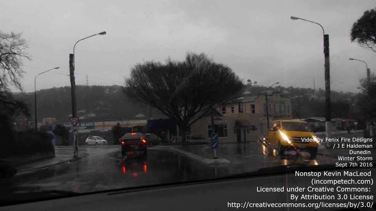 Dunedin NZ Winter Storm - September 2016 - YouTube
