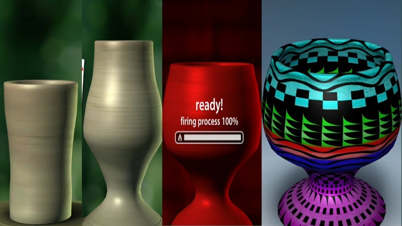 Pottery best art videio //animation video//animation pottery art design ...