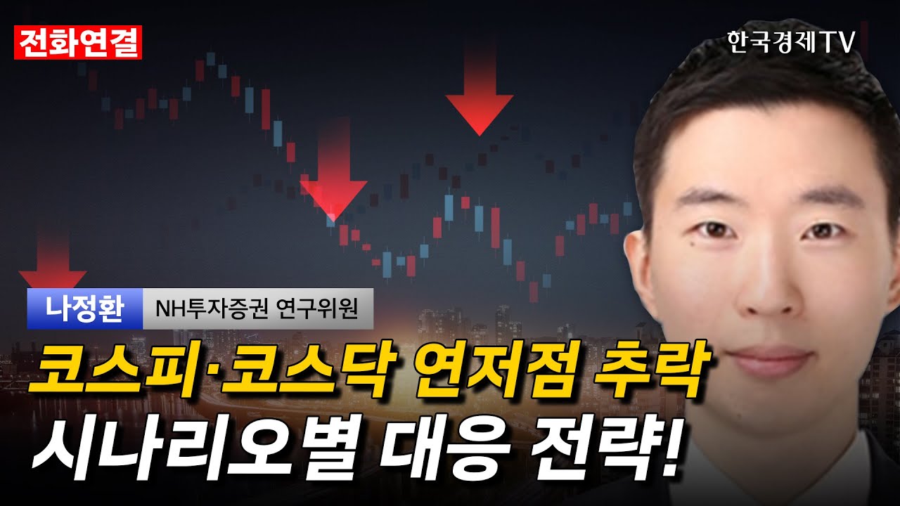 코스피·코스닥 연저점 추락 시나리오별 대응 전략 I 나정환 I 코스피 I 코스닥 I 선물 I 정치리스크 I Youtube
