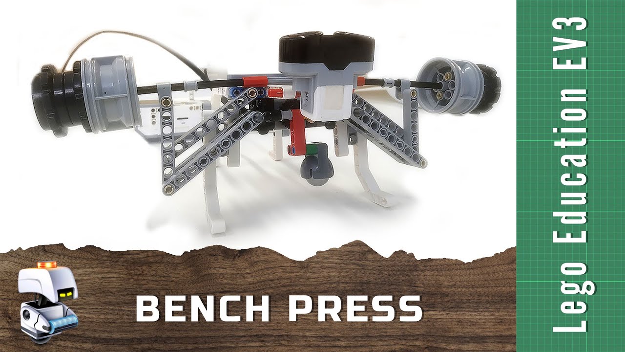 Lego EV3 Bench press and click counter // Building instruction ...