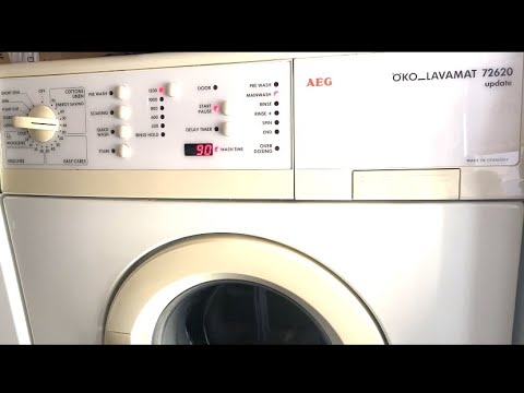 AEG LAVAMAT 72620 Update l Cottons 40*C Final 1200 RPM Spin - YouTube