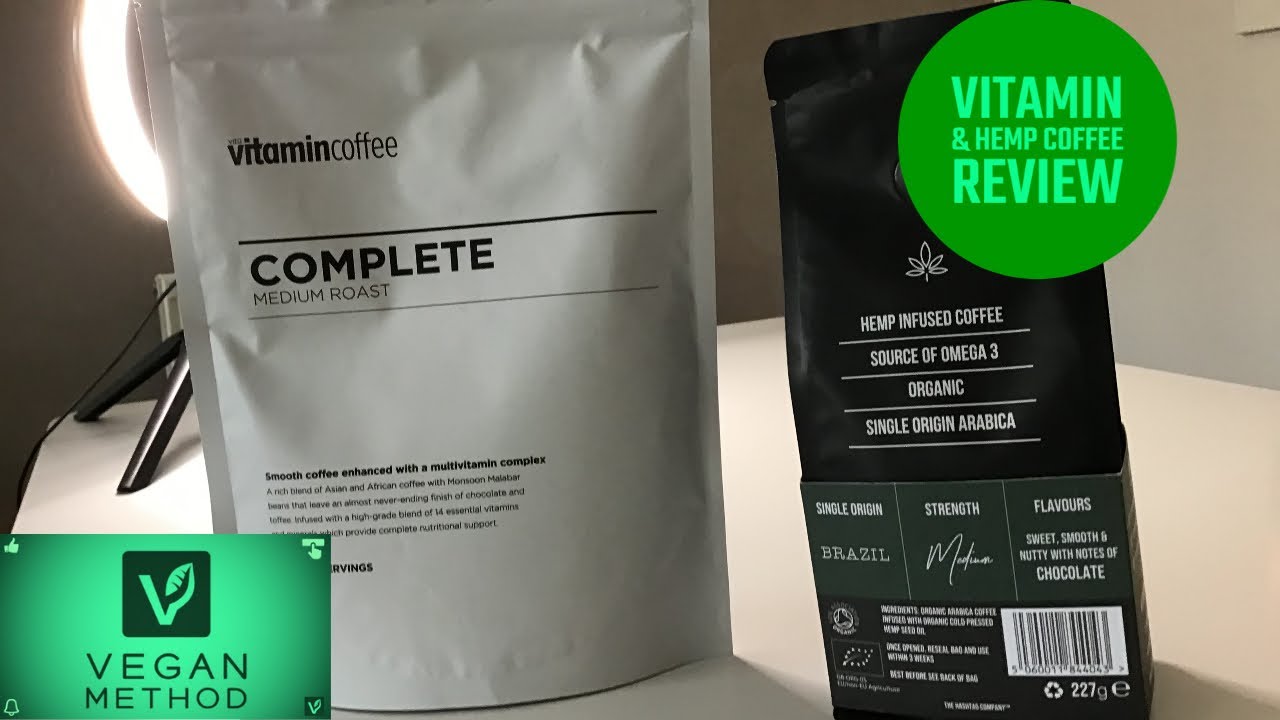 Vitamin Coffee & Hemp Coffee Review - YouTube