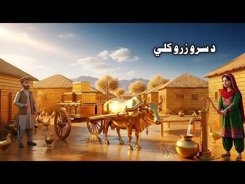 Village of Gold | د سرو زرو کلي | Pashto Cartoon Story