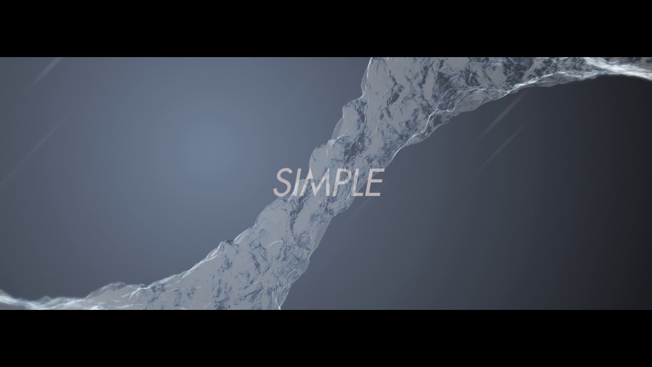 Trapcode mir water title animation - YouTube