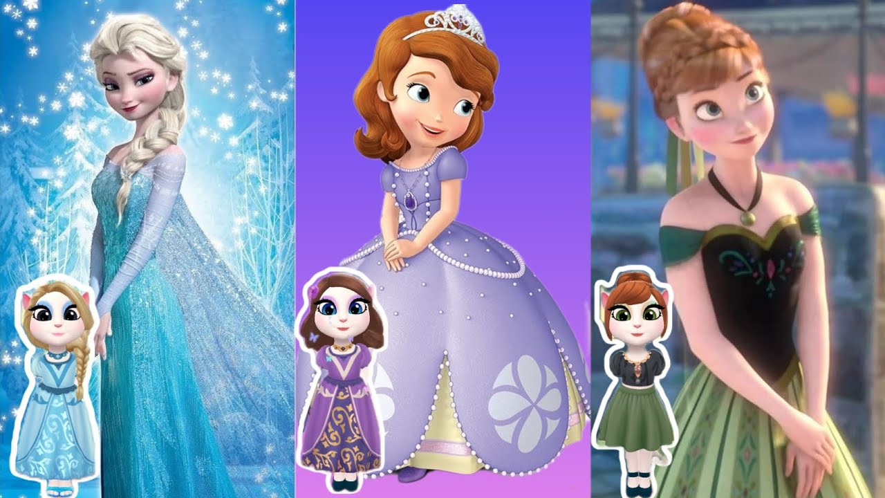 Elsa (from Frozen) VS Sofia the first VS Anna (from Frozen) makeover by ...