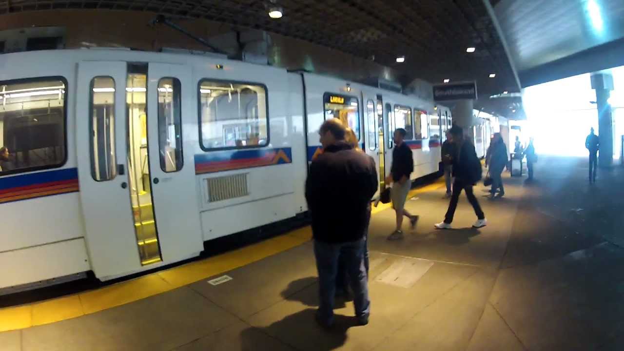 RTD Light Rail Stop at Denver Convention Center - YouTube