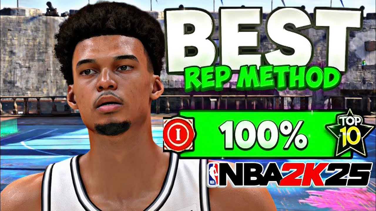 THE BEST SOLO REP METHOD IN NBA 2K25! THE FASTEST AND MOST EFFICIENT ...