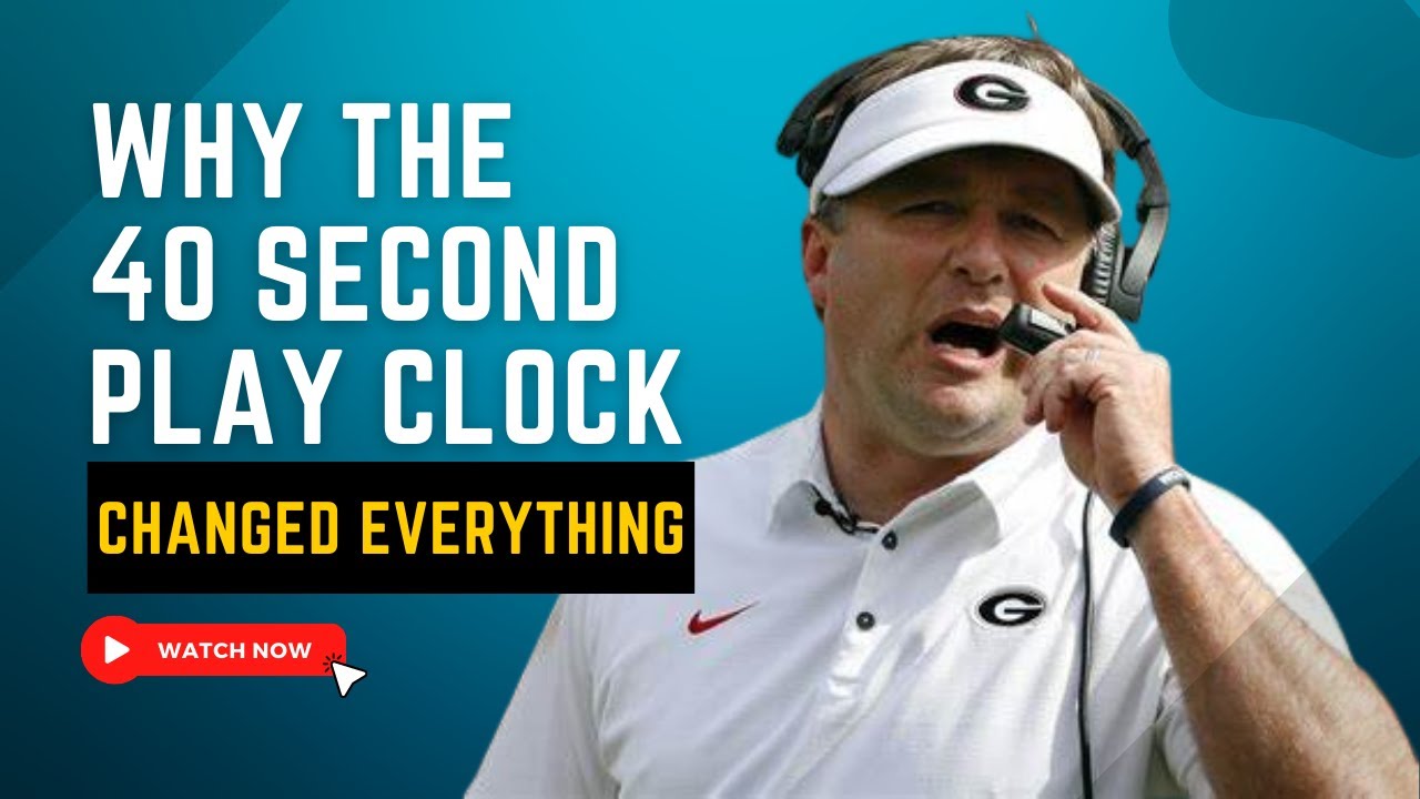Why the 40 Second Play Clock Changed EVERYTHING - YouTube