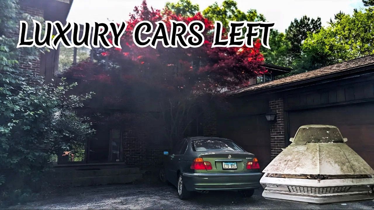 Beautiful ABANDONED House With LUXURY Cars Left Behind - YouTube