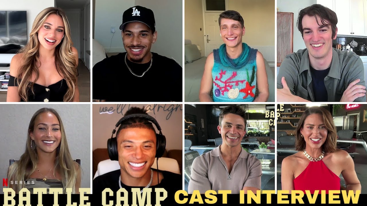 Battle Camp Netflix Cast Interview - YouTube