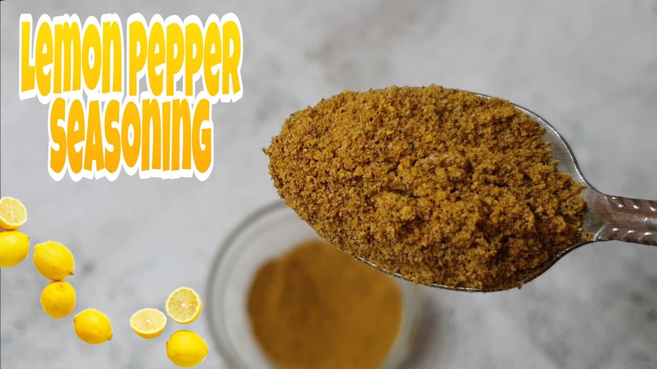 HOW TO MAKE LEMON PEPPER POWDER | LEMON PEPPER | USING MY NINJA FOODI ...