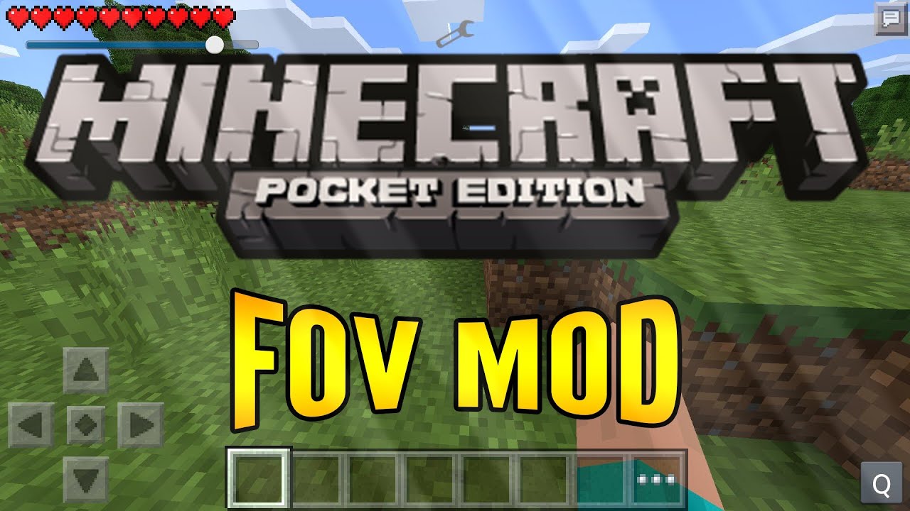FOV Mod | Minecraft PE 0.10.5 | Yeyaxx - YouTube