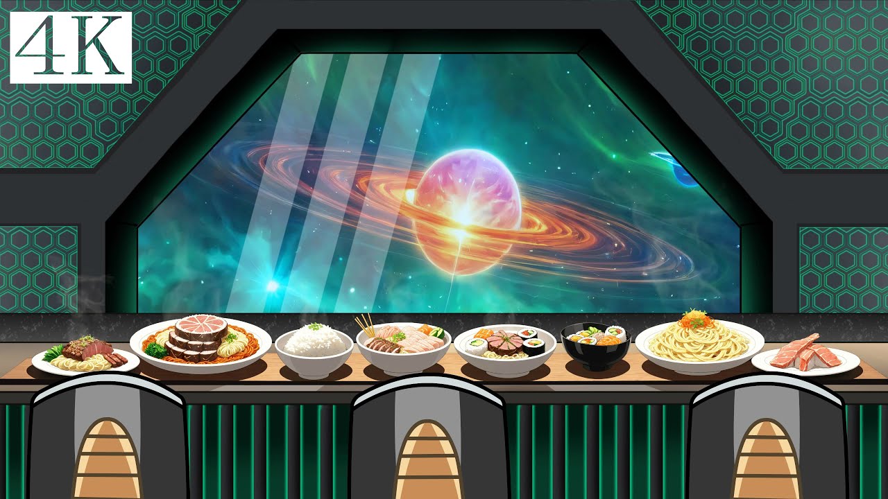 Dramatic and Relaxing Travel in Deep Space (Frieza force ship) - 4K ...