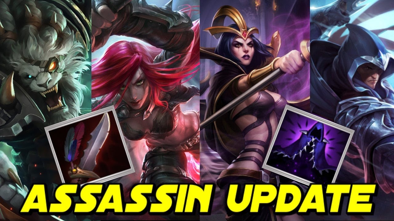 Assassin Update, 2 neue Items + Alle kommenden LoL-Änderungen - YouTube