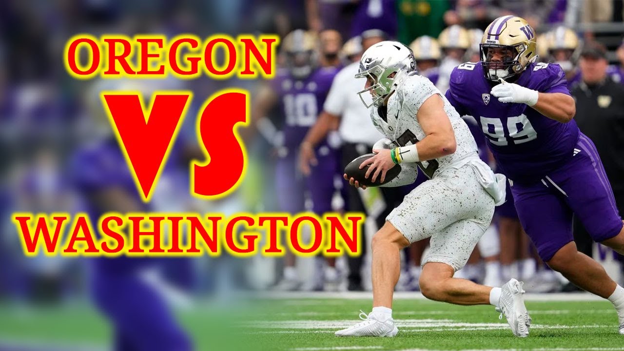Oregon vs. Washington highlights: Huskies beat Ducks again, take Pac-12 ...