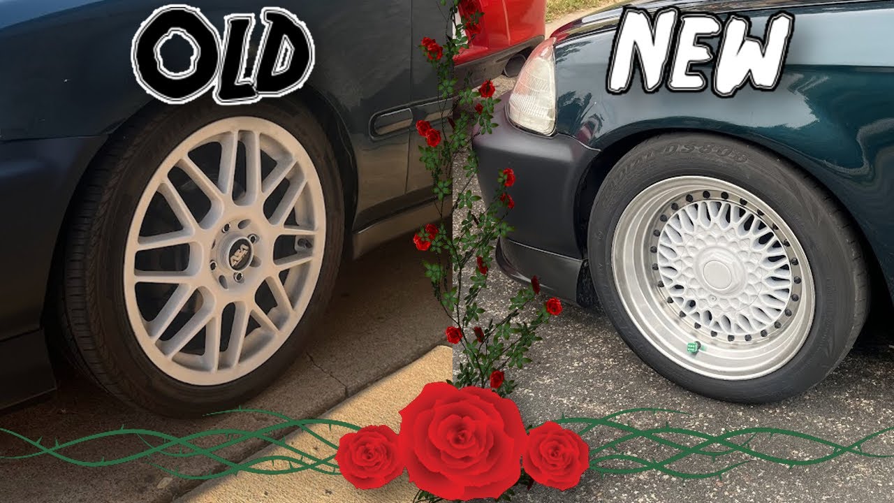 Perfecting New Wheels For Rosie (Daily Driver Civic) - YouTube