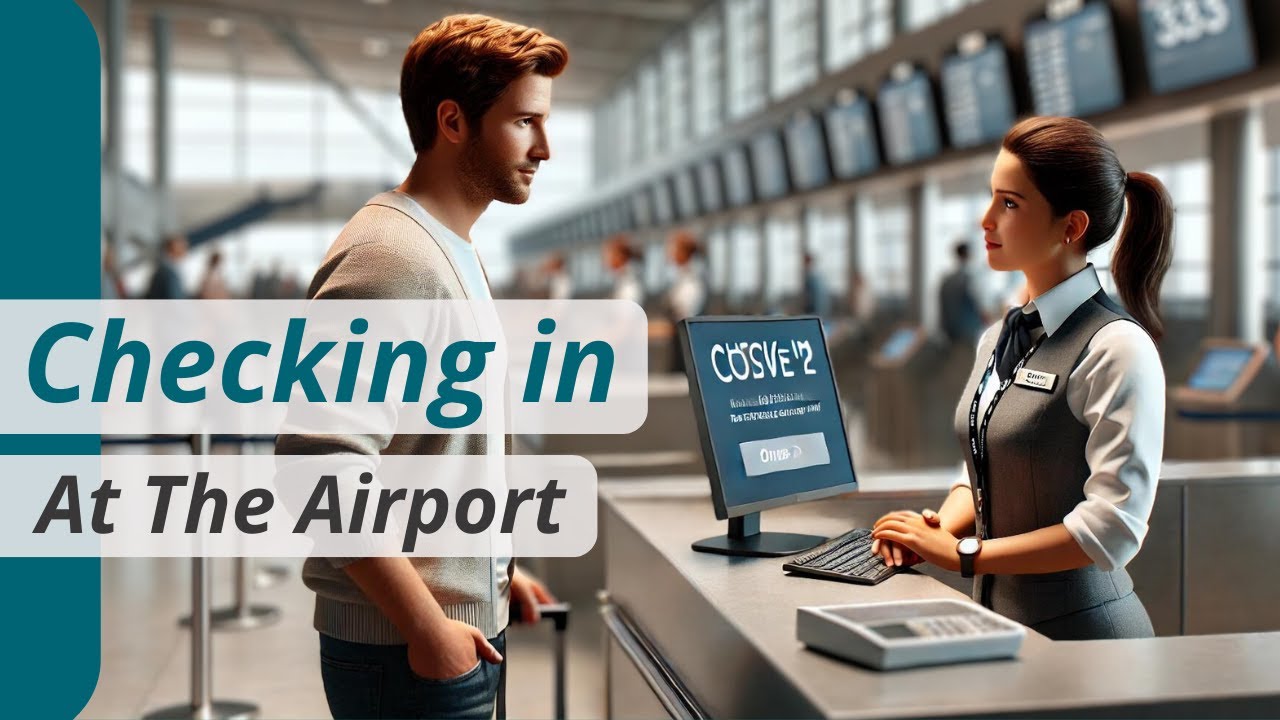 Check In At The Airport: Aprenda Inglês Com Um Diálogo no Aeroporto ...